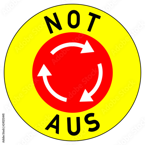 "ssne53 SafetySignNewEscalator ssne - sry4 SignRoundYellow sry - german ...