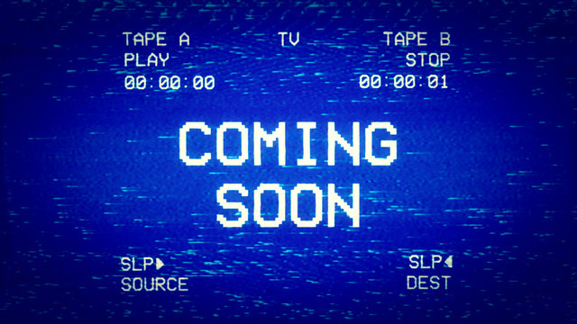 Vhs Blue Screen Stop