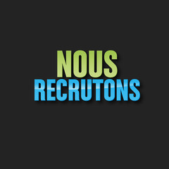 "nous Recrutons" : photos, illustrations, vecteurs et vidéos libres de ...