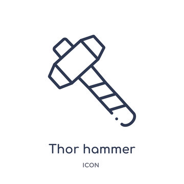 Thors Hammer Outline