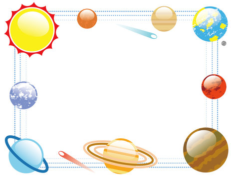 Solar System Border Clip Art