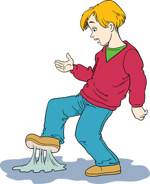 Sticky Shoe Clipart