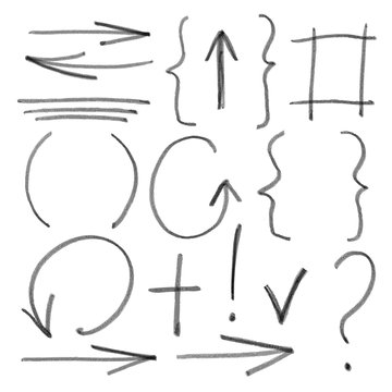 Hand Drawn Brackets Images – Browse 5,189 Stock Photos, Vectors, and ...