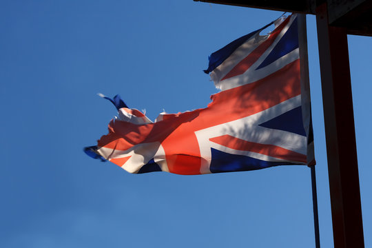 Ripped British Flag