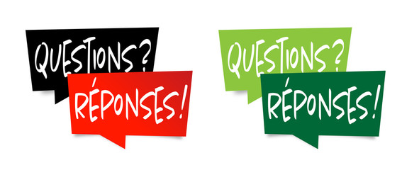 Photos, illustrations et vidéos de questions-réponses