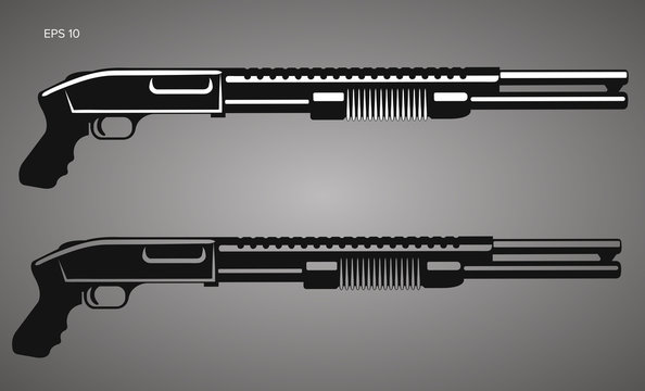 Pump Action Shotgun Wallpaper