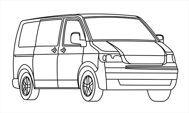 Minivan Outline Images – Browse 2,490 Stock Photos, Vectors, and Video ...