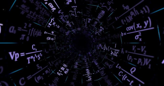 Mathematics Background Animation
