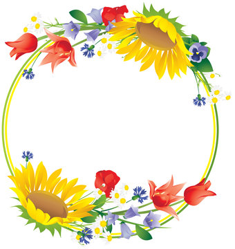 Sunflower Circle Border Images – Browse 1,108 Stock Photos, Vectors ...