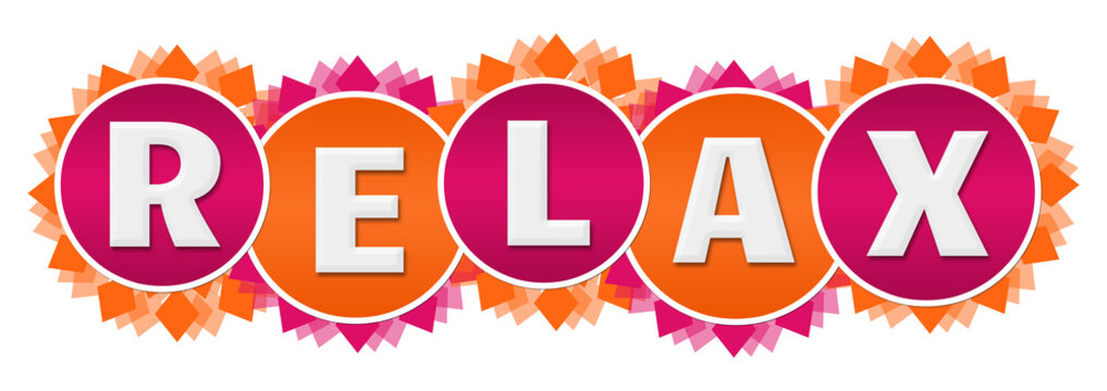 Relax Word Clipart