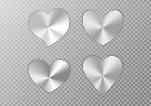 Silver Heart Transparent Images – Browse 2,564 Stock Photos, Vectors ...