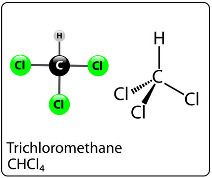 chloroform molecule shape