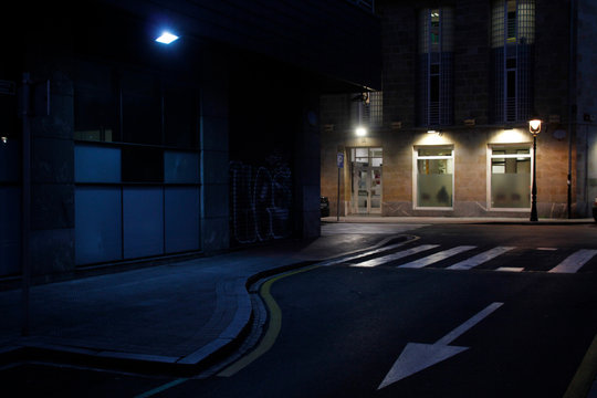 Night Street Corner