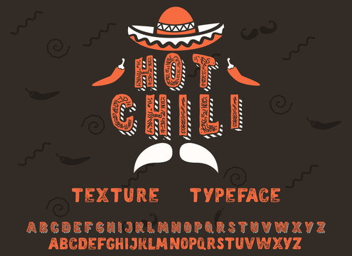 Chili Pepper Font Images – Browse 5,634 Stock Photos, Vectors, and ...