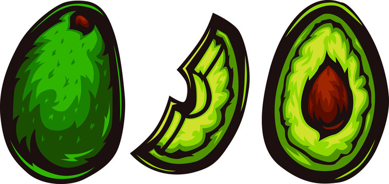 "Avocado Graphic" Images – Browse 48 Stock Photos, Vectors, and Video ...
