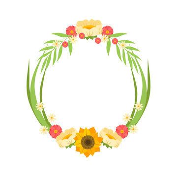 Sunflower Circle Border Images – Browse 1,185 Stock Photos, Vectors ...