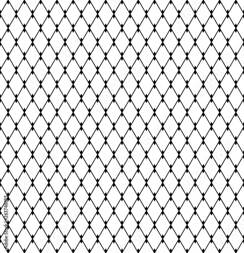 "Seamless diamonds pattern. Lattice mesh texture." Stock image and ...