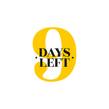 "9 Days Left" Images – Browse 129 Stock Photos, Vectors, and Video ...