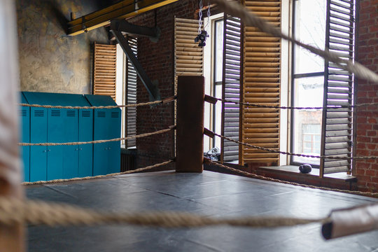 Empty Boxing Gym