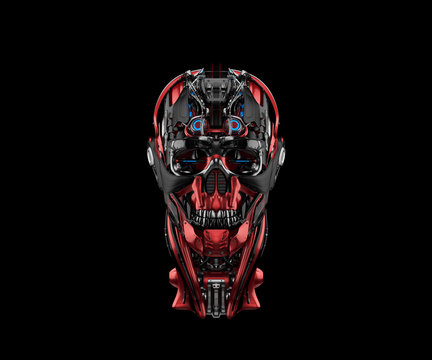 Terminator Skull Front