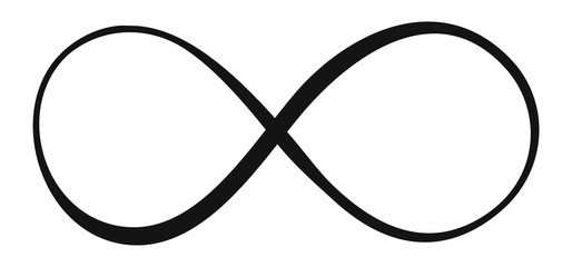 Infinity Symbol Black And White photos, royalty-free images, graphics ...