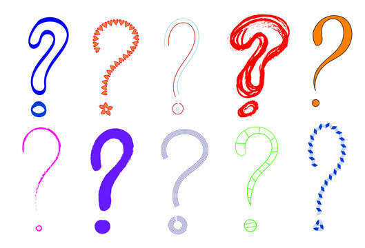 Multiple Question Marks Clipart