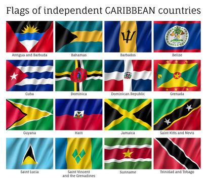 Caribbean Flags Banner
