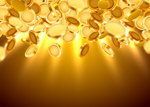 Raining Coins Png