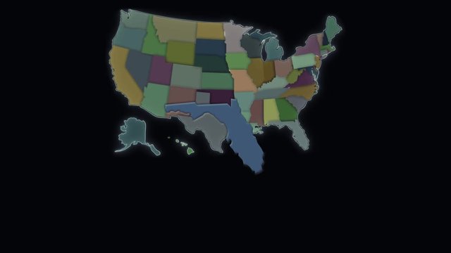 Map Of Usa Florida Highlighted Images – Browse 222 Stock Photos ...