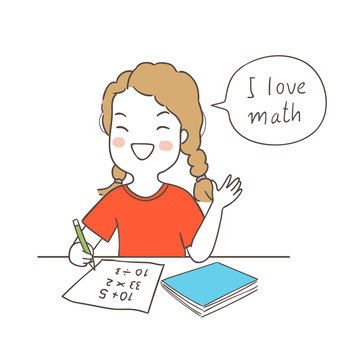 Math Homework Clipart