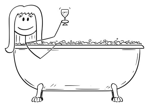 Stick Figure Bathtub