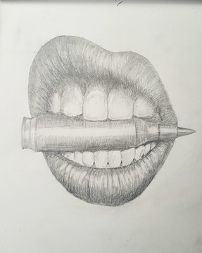 Lips With Bullet Images – Browse 641 Stock Photos, Vectors, and Video ...
