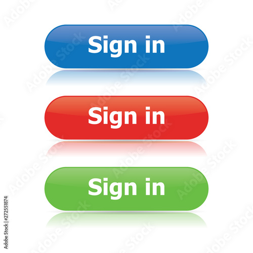 "Simple Modern Sign In Buttons" obrazów stockowych i plików wektorowych ...
