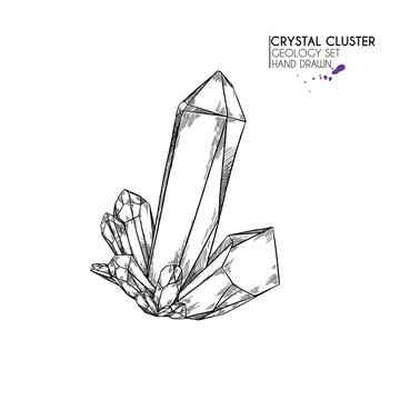 Quartz Mineral Coloring Pages