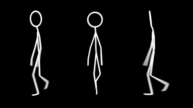 Walk Cycle Stickman
