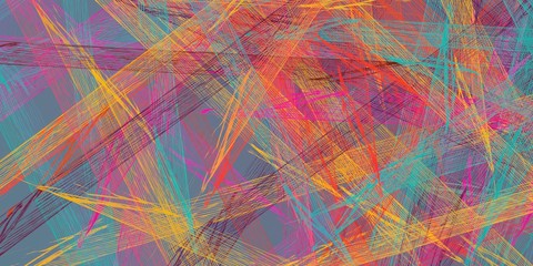 Sewing fabric with 2d pattern. Artwork illustration. 2d painting ...