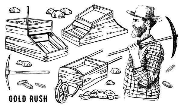 Gold Rush Clip Art