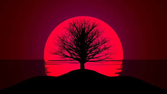 Monochromatic Painting Red