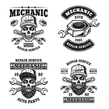 Vintage Mechanic Logo