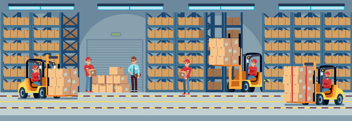Warehousing Cartoon photos, royalty-free images, graphics, vectors ...