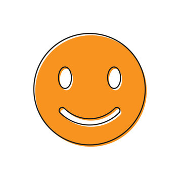 Orange Happy Face
