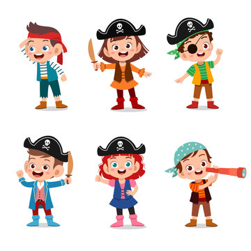 Cartoon Pirate Crew
