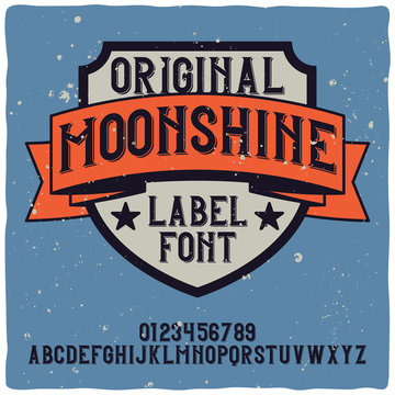 20 BEST Moonshine Font IMAGES, STOCK PHOTOS & VECTORS | Adobe Stock