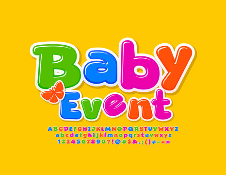 Baby Font Numbers