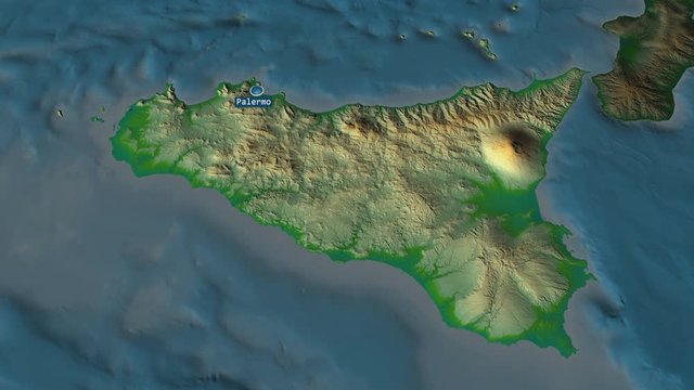 Sicily Physical Map Sicily Tourist Map Pertaining To Printable Map Of