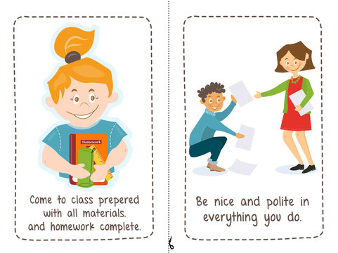 Classroom Rules Flashcards