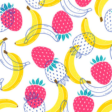 Strawberry Banana Pattern bilder – Bläddra bland 12,010 stockfoton ...