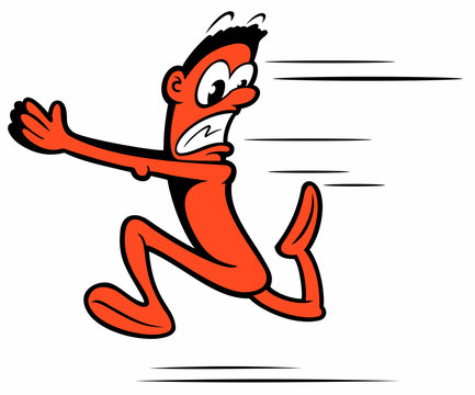 Cartoon Man Running Away Images – Browse 3,916 Stock Photos, Vectors ...