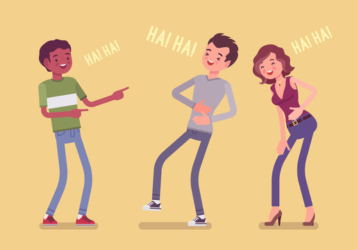 Friends Laughing Animated