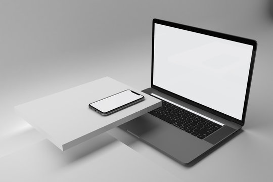 Two Laptop Mockup Images – Browse 131 Stock Photos, Vectors, and Video ...